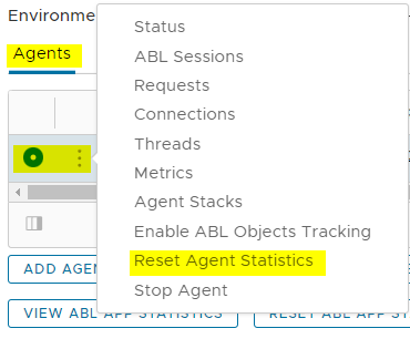 Clear Agent Statistics - ProDiscoverer tools documentation