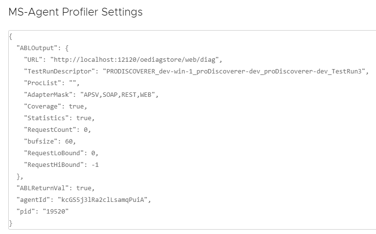 View Profiler Settings - ProDiscoverer tools documentation