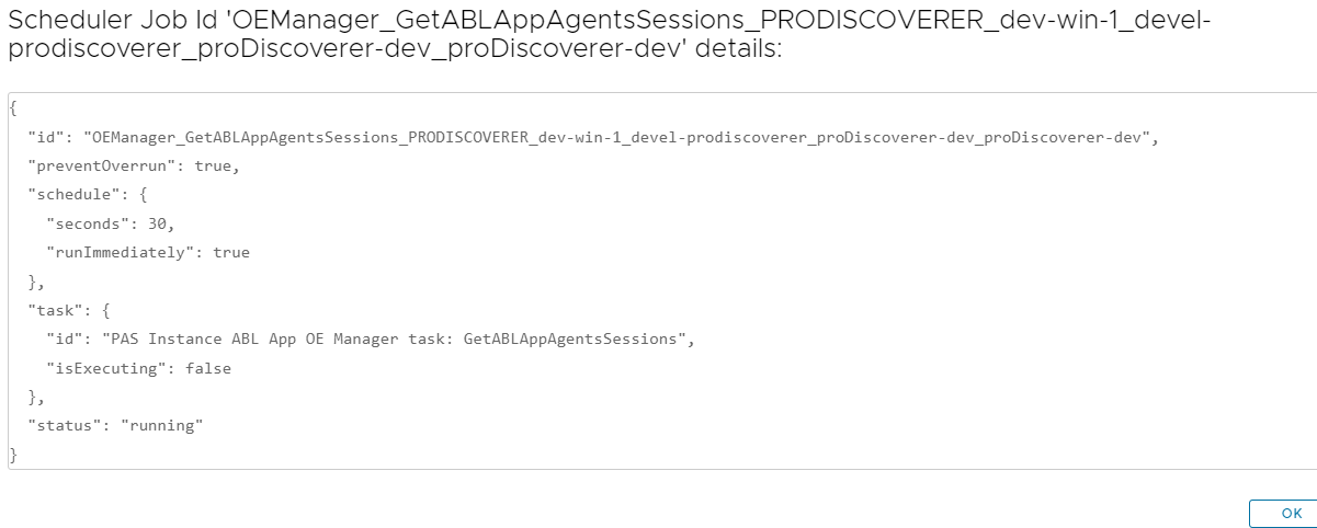 View Scheduled Jobs - ProDiscoverer tools documentation