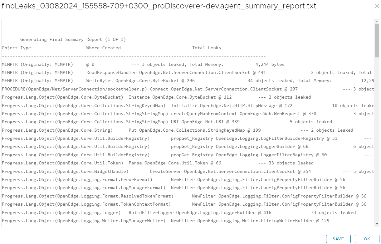 Find Leaks - ProDiscoverer tools documentation